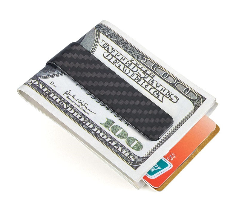 Carbon Fiber Money Clip Glossy Black - Small size – clcarbonfiber.com